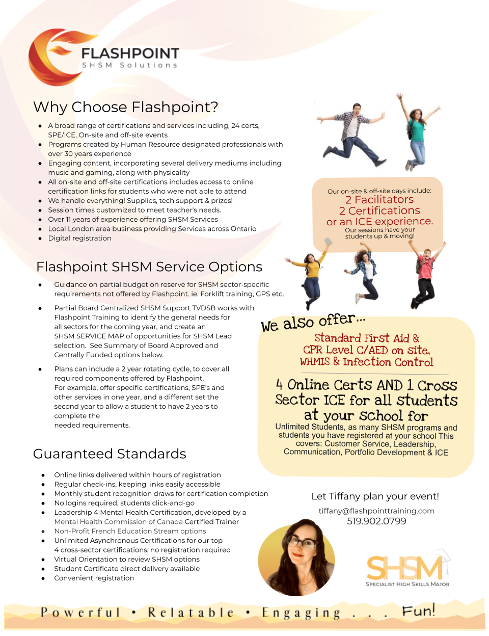 Marketing - Flashpoint SHSM Solutions